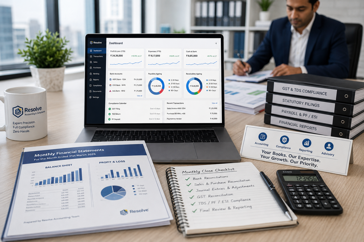 Accounting Services | CA/CS Experts | Resolve | ResolveBiz