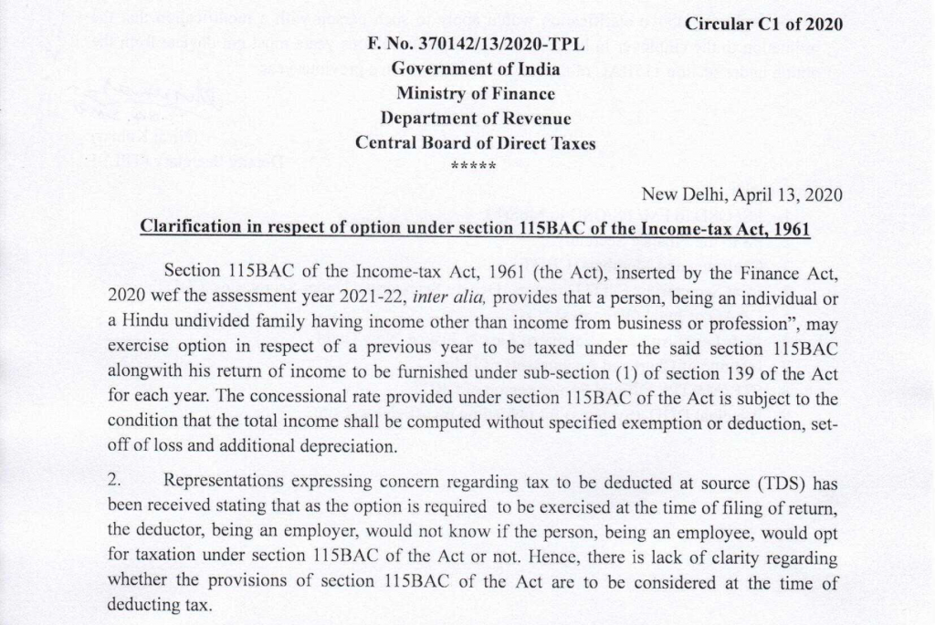 CBDT circular for salaried tax payers - Resolveindia CBDT circular for salaried tax payers - Resolveindia